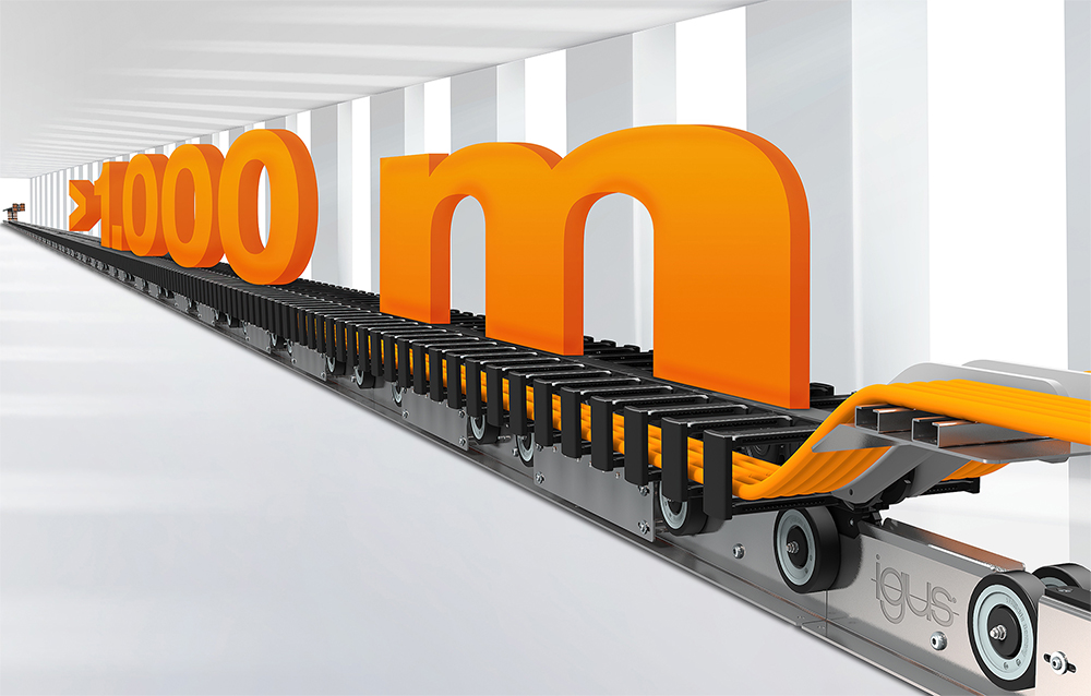 Works on more than 1,000 metres: igus develops the world's first driven ...